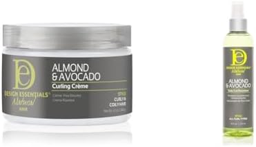 Amazon.com: Design Essentials 12 Oz Curling Creme & 8 Oz Daily Curl ...