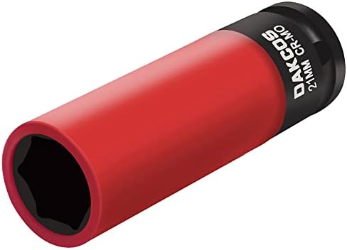 DAYUAN 5pcs 1/2-Inch Drive Lug Nut Impact Socket Set, Thin Wall Deep ...