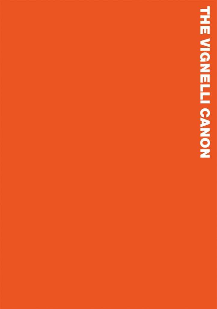 The Vignelli Canon: Vignelli, Massimo: 9783037782255: Amazon.com: Books