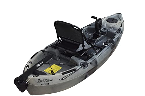 Riot Kayaks Mako 10 Fishing Kayak with Pedal Drive, Camo - Yakassault.com
