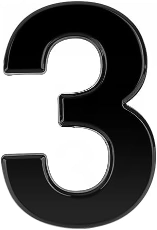 Amazon.com: 4 Inch Self Adhesive House Numbers 3D Mailbox Numbers ...