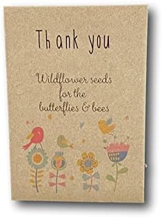 10 x Thank You Wildflower Seed Packets - A Blooming Marvellous Gift to ...