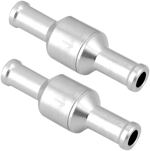 Saipor 2pcs 3/8" 10mm Fuel Check Valve Non-Return One Way Fuel Line ...