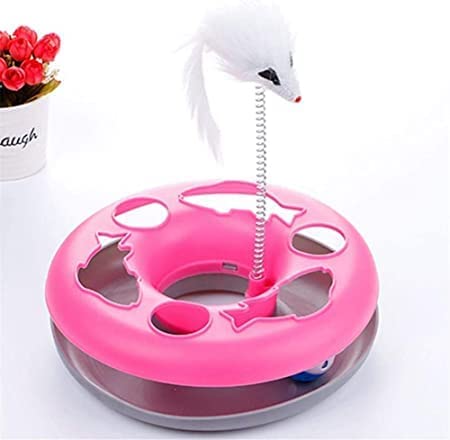 RvPaws 360° Motion Elastic Mouse Catch Cat Toy to Exercise and Inside ...