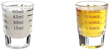 Glass Measuring Cups for Small Amounts of Liquids Such as Milk, Coffee ...