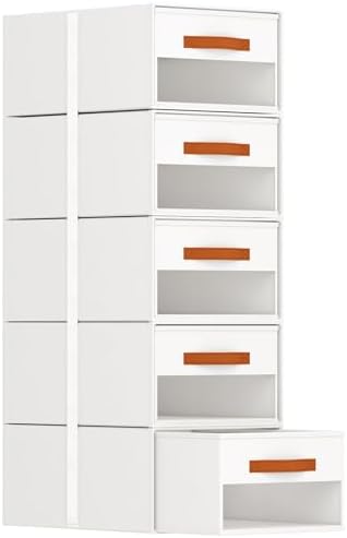Amazon.com: Easortm Stackable Storage Drawers - Pull Out Storage Bins ...