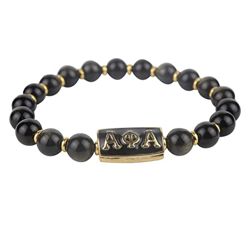 Amazon.com: Alpha Phi Alpha Fraternity Stretch Beaded Bracelet : AΦA ...