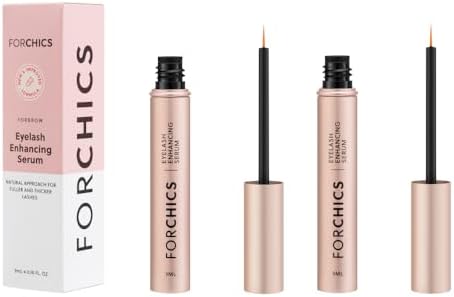 ForLash by ForChics: 2 Pack Ultimate Eyelash Growth Serum for Enhanced ...