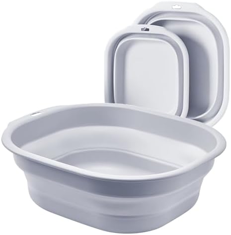 Amazon.com: Collapsible Tub Wash Basin Laundry Tub 3 Pack Collapsible ...