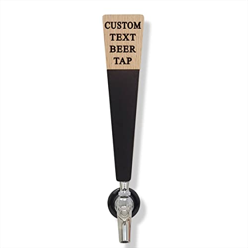 Amazon.com: Custom Personalized Beer Tap Handle Oak with Chalkboard ...
