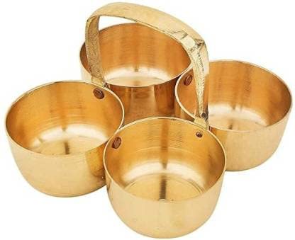 Buy Generic 100% Pure Brass Chopda Chandan Roli Chopda, Chawal-Akshat ...