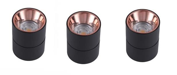 Buy The Lighting Store Surface Mounted Black Rose Gold Spot Lamp ...