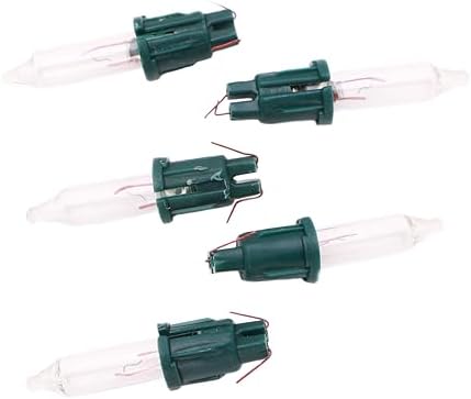 Christmas Concepts® Pack of 5 Clear Push in Spare Bulbs - 2.5v 0.35w ...