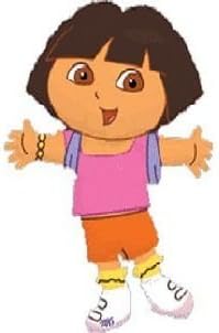Amazon.com: Grabo 37 Inch Dora The Explorer Shaped Character Foil ...