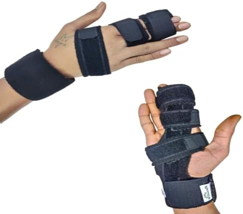 Buy WITSOUL Two Fingers Splint Trigger Finger Adjustable Brace, Metal ...