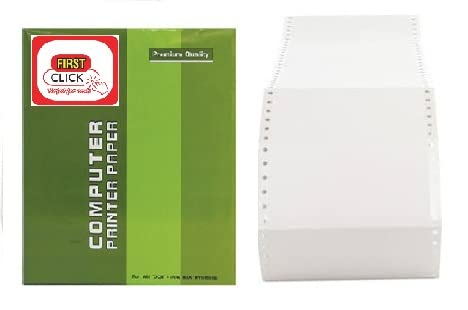 FIRST CLICK Computer Paper Dot Matrix Printer Paper 25.4 x 30.4 cm ...