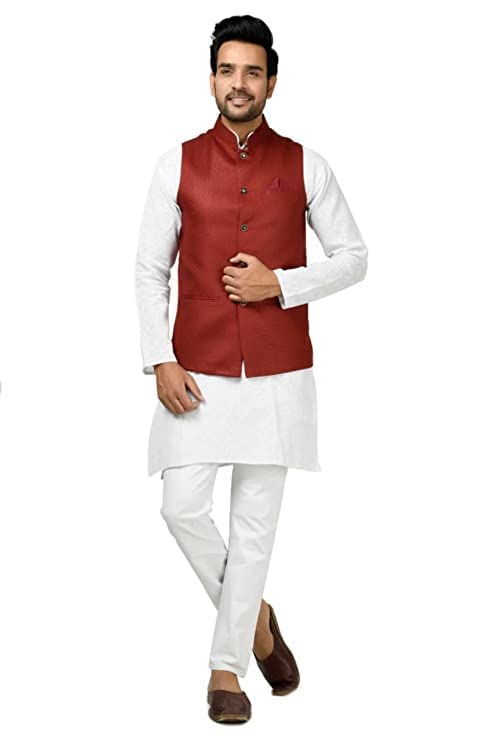 Buy Soumita Modi bandi For Men Clothes Branded Cotton Blended Export ...