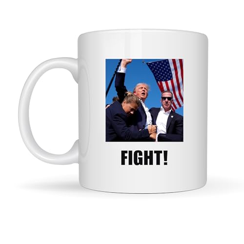 Amazon.com: Trump Mug - Trump Assassination Attempt, MAGA, Trump Coffee ...