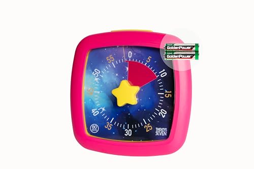 Visual Timer 60 Minute Countdown Timer 4 inch with Alarm Stop Button ...