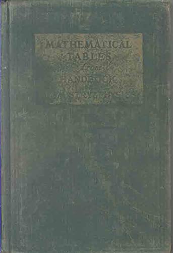 Mathematical Tables from Handbook of Chemistry and Physics. Ninth ...