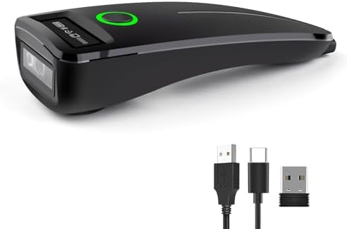 Amazon.com: JIAN BOLAND Bluetooth Barcode Scanner Portable Wireless QR ...