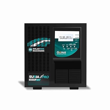 Genus Surja Pro 3200 Pure Sine Wave 2375VA/24V Solar Inverter for Home ...