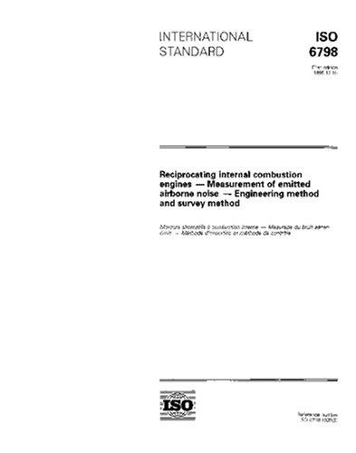 ISO 6798:1995, Reciprocating internal combustion engines - Measurement ...