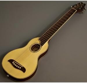 Amazon.co.jp: Washburn Rover Ro10 Natural Travel Size Acoustic Guitar w ...