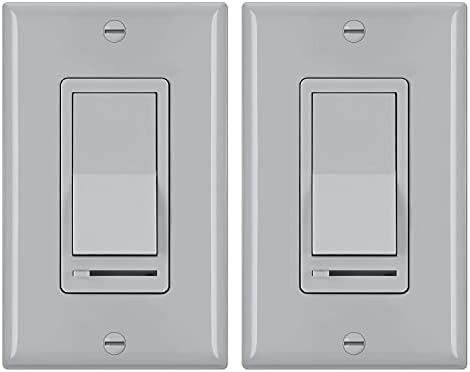 [2 Pack] BESTTEN Dimmer Light Switch, Universal Lighting Control ...