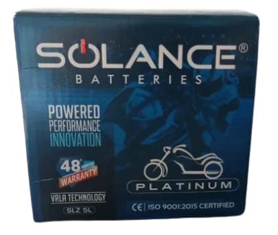 Solance SLZ5L Platinum Two Wheeler Battery : Amazon.in: Car & Motorbike