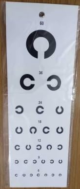 Snellen Eye Testing Chart| (C Chart) : Amazon.in: Industrial & Scientific