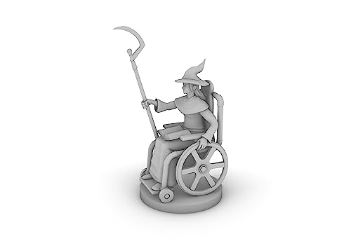 Amazon.com: Human Female Wizard In a Wheel Chair Tabletop DND Gaming ...