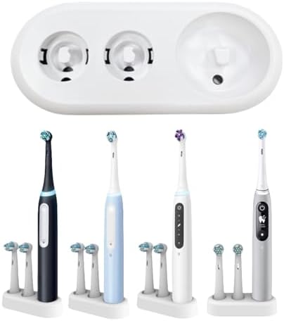 Electric Toothbrush Holder Stand compatible with Oral B (two ...