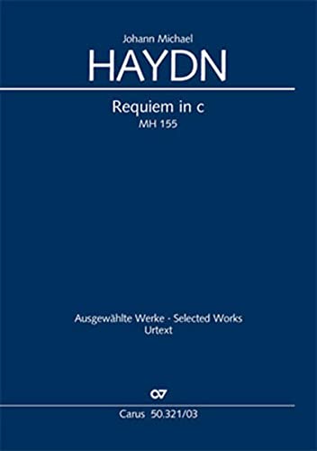 Amazon.com: Requiem in c: 9790007080983: Haydn, Johann Michael: Books