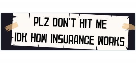 Amazon.com: Please Don't Hit me, I don't know how insurance works! plz ...