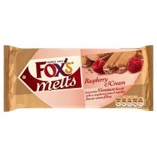 Amazon.com: Foxs Raspberry and Cream Viennese Melts 120g X 4 Pack ...