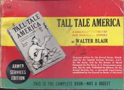 TALL TALE AMERICA; A Legendary History of Our Humerous Heroes: Walter ...