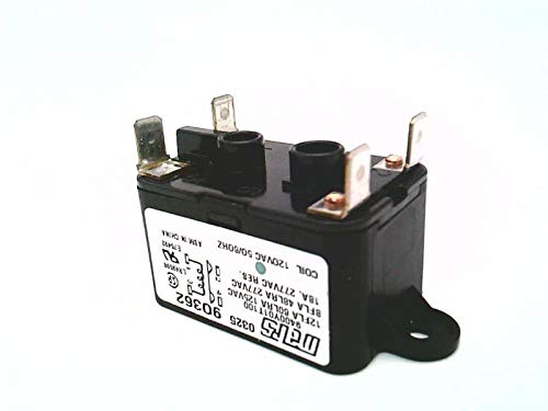 MARS 90362 120VAC Coil, 12FLA 60LRA 125VAC, SPNO, Fan Relay, 4 Blade ...