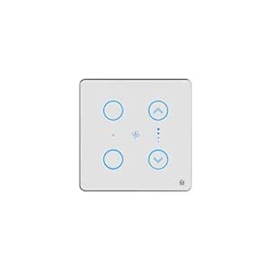 HomeMate 4 Modular WiFi Smart Switch Board (White): 2 x Lights Switch ...