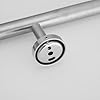 BWE Shower Foot Rest Brushed Nickel Wall Mount Shower Footrest for ...