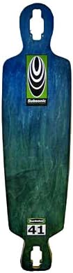 Amazon.com : Subsonic Buckshot 41" (Blue) Longboard Skateboard Deck ...