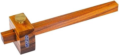 GARVIN Tools 3" Wooden Marking Tool & Woodworking Gauge Scale for Wood ...