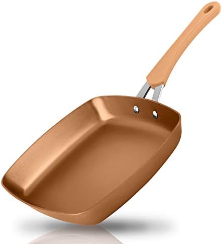 Amazon.com: Copper Chef Non-Stick Square Fry Pan 5-Piece Set, 8 Inch ...