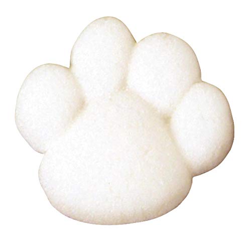 Amazon White Animal Dog Or Cat Paw Edible Sugar Cake Toppers 24
