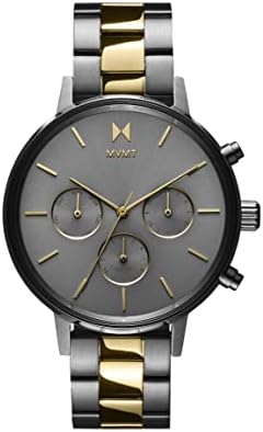 Buy MVMT Nova Qtz Multifunction Grey Round Dial Women's Stainless Steel ...