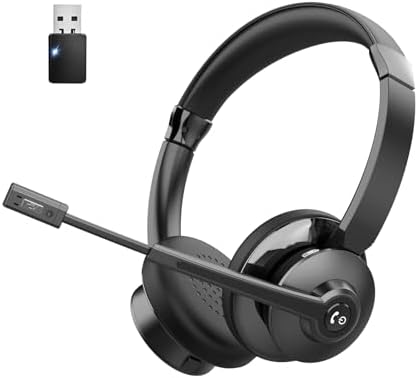 Amazon.com: Mopchnic Bluetooth Headset, Wireless Headphone with ...