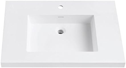 VersaStone 73 in. Solid Surface Vanity Top with Integrated Double 22 in ...