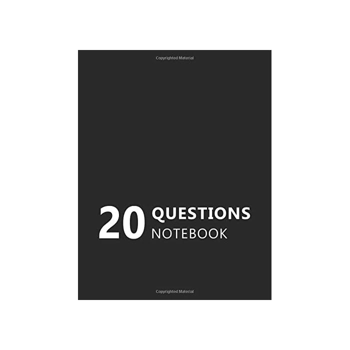 Buy 20 Questions Notebook: Enjoy Twenty Questions Family and Office ...