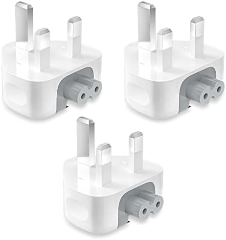 TB® UK Plug Duckhead Power Adapter with FUSE For All MacBooks USB-C ...