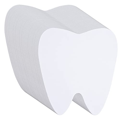 Snapklik.com : 72 Pieces Tooth Cutouts Paper White Teeth Shape Cutouts ...